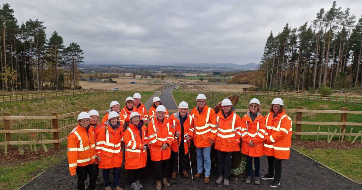 Blairgowrie Ramblers Association First To Walk Green Bridge